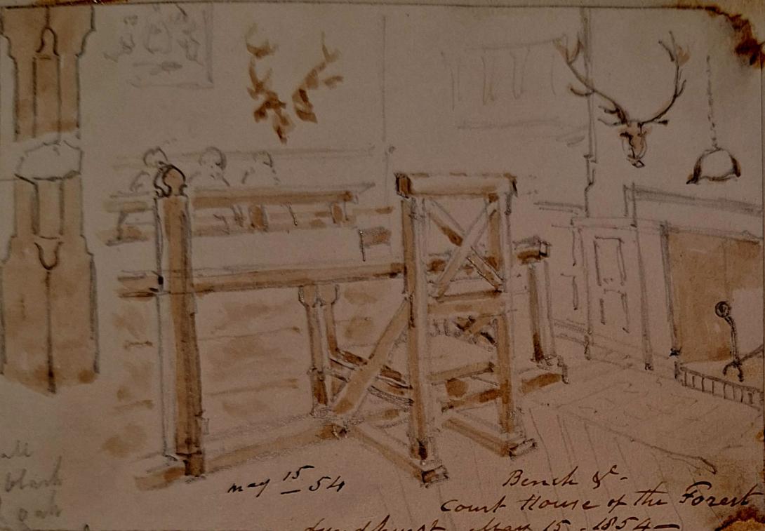 The Bench at Verderers’ Court and Verderers' Hall Lyndhurst | Artware ...