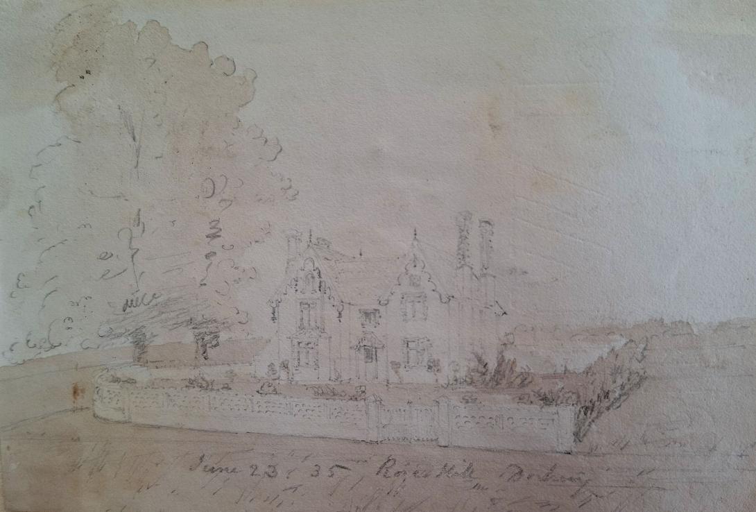 Cottage Rose Hill Dorking June 23 1835 | Artware Fine Art