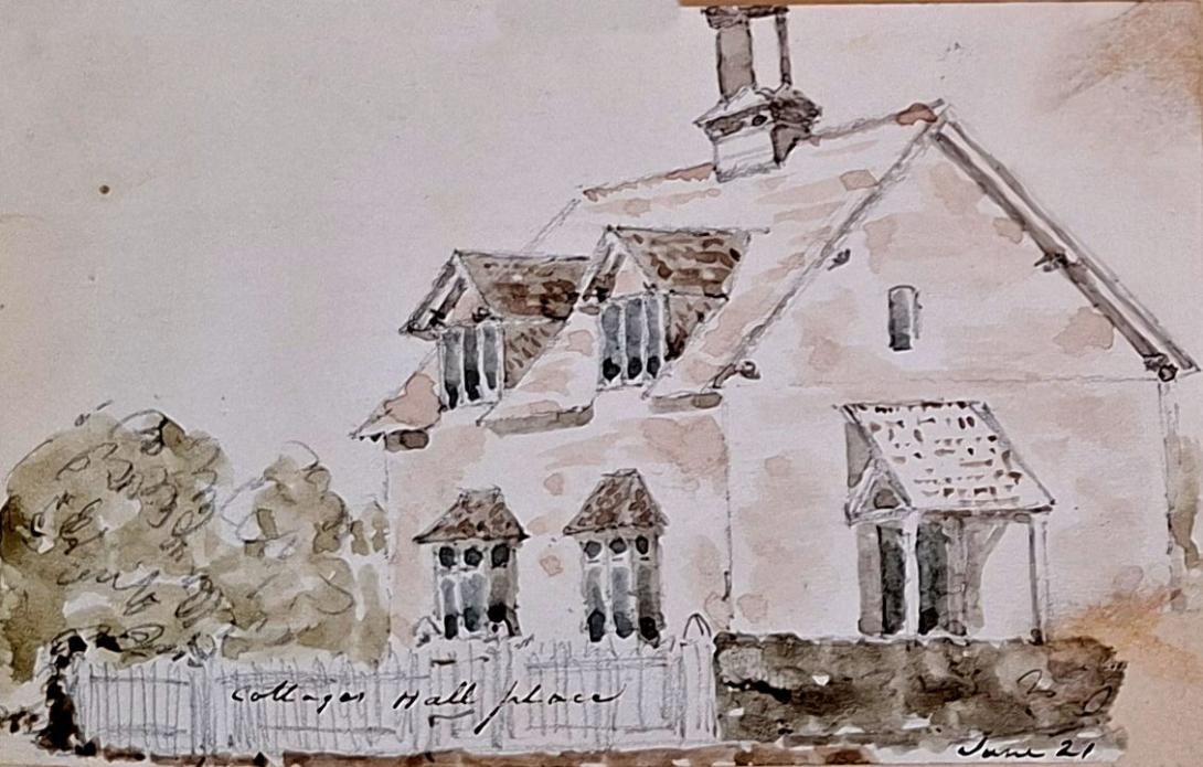An estate cottage near Hall Place Hurley Maidenhead June 21 1861 ...