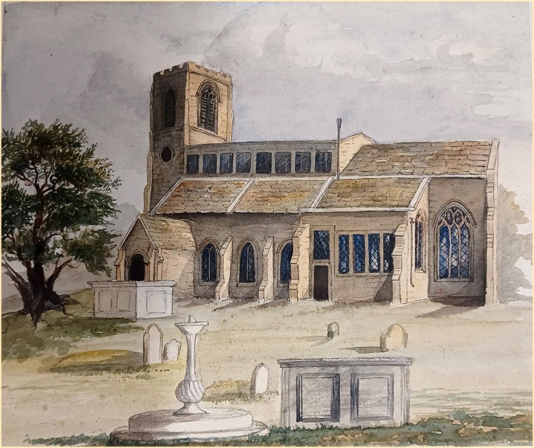 St Mary's Church Cheadle Manchester 1858 | Artware Fine Art